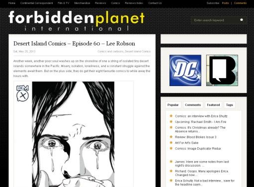 Desert Island Comics - Imaginary Stories